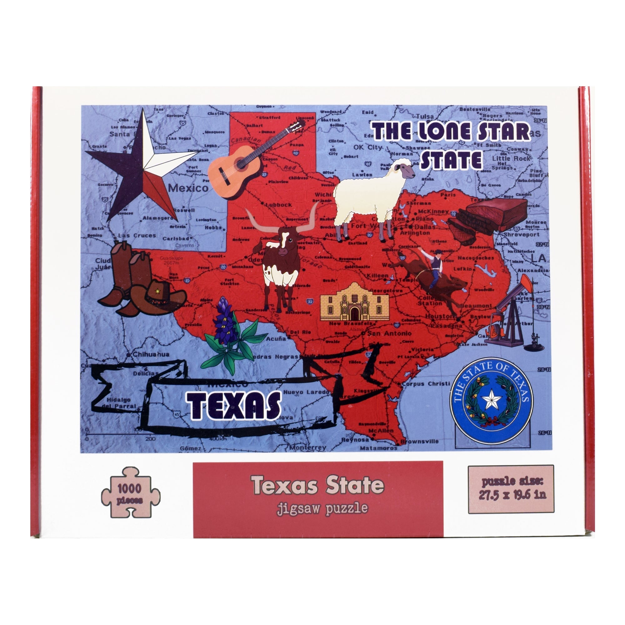 Texas the Lone Star State 1000 Piece Jigsaw Puzzle | Layne Wilson