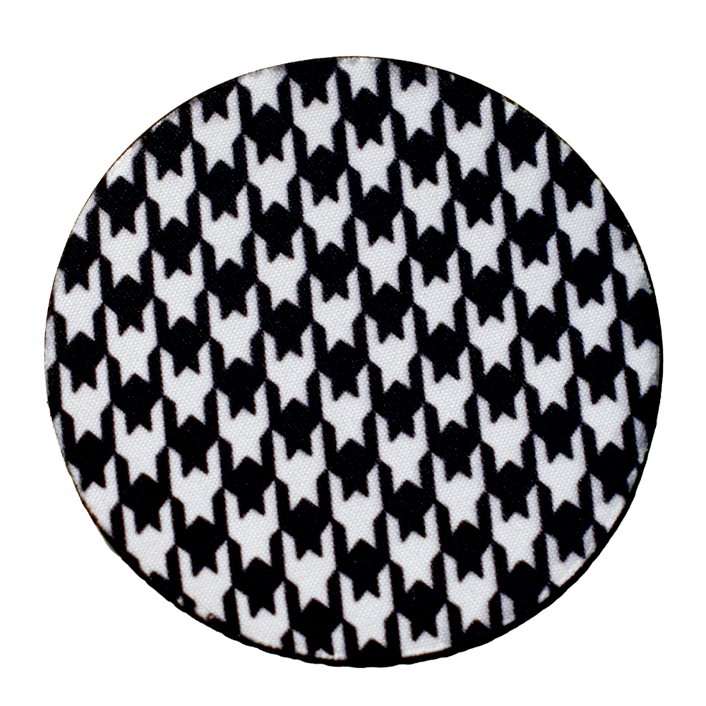 Houndstooth Pattern Car Coaster | Layne Wilson