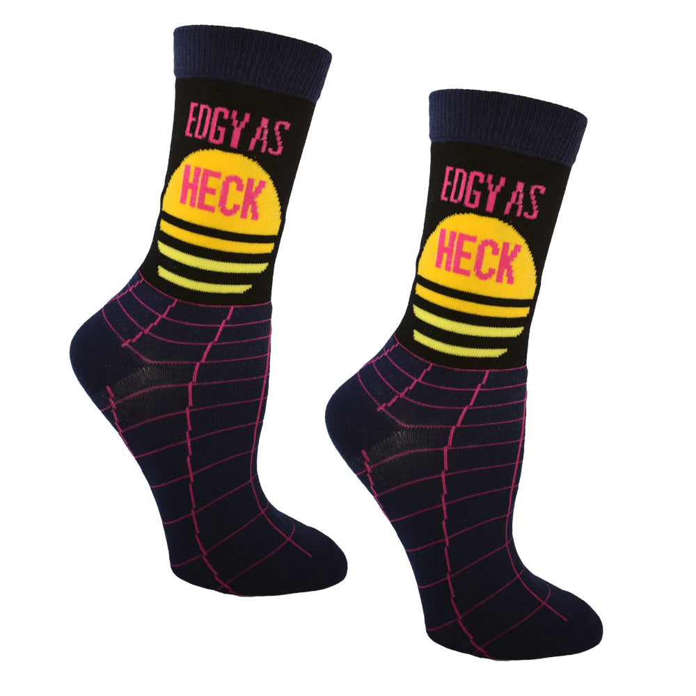 Edgy as Heck Womens Socks | Layne Wilson